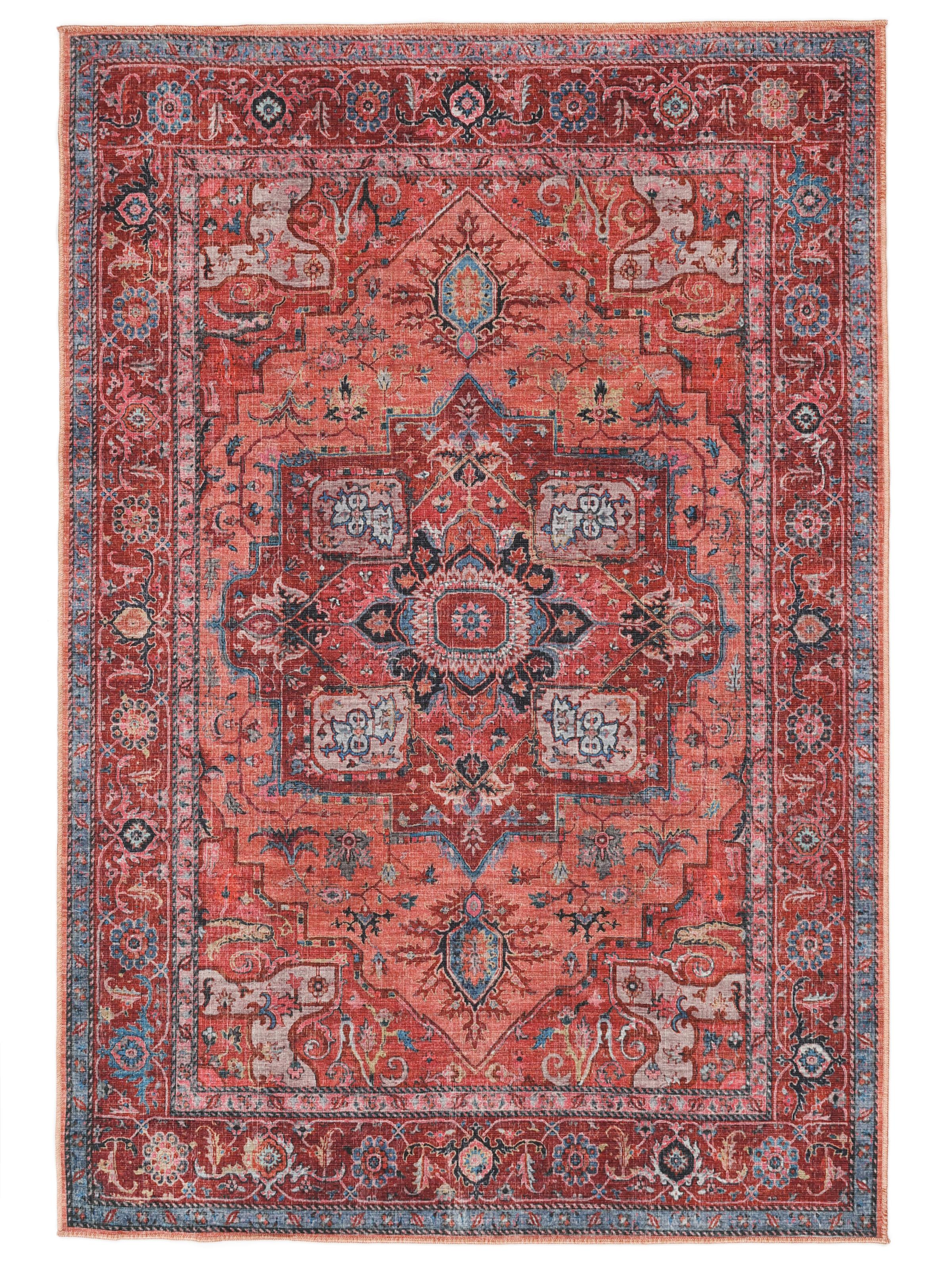 Rugvista essential - Georgia Oriental - Röd / Blå 160 x 230 cm ...