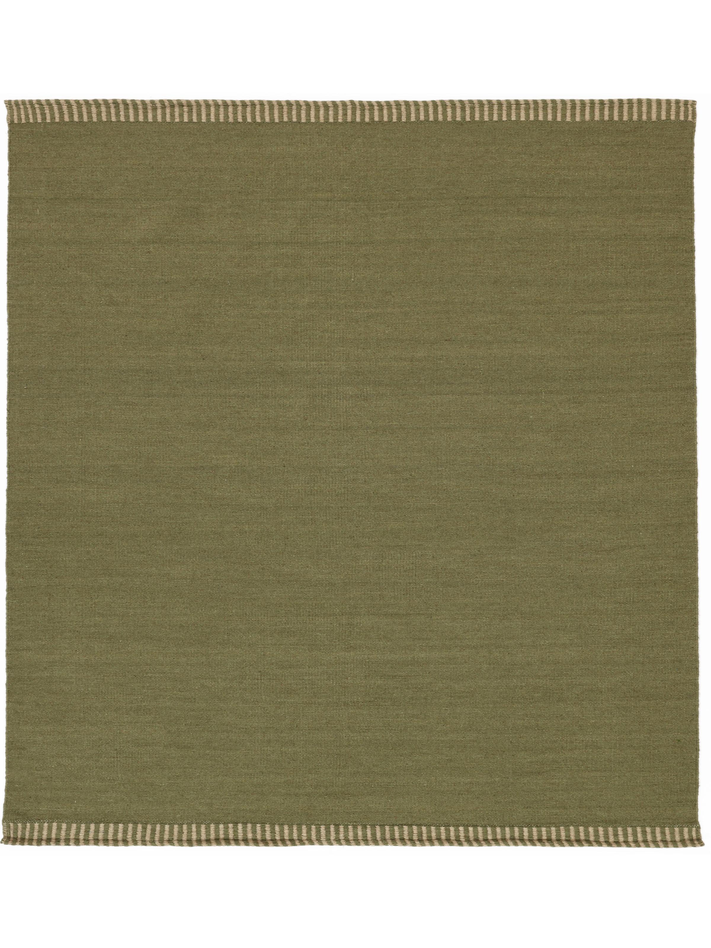 Rugvista core - Visby - Green 250 x 250 cm Wool Rug - Rugvista