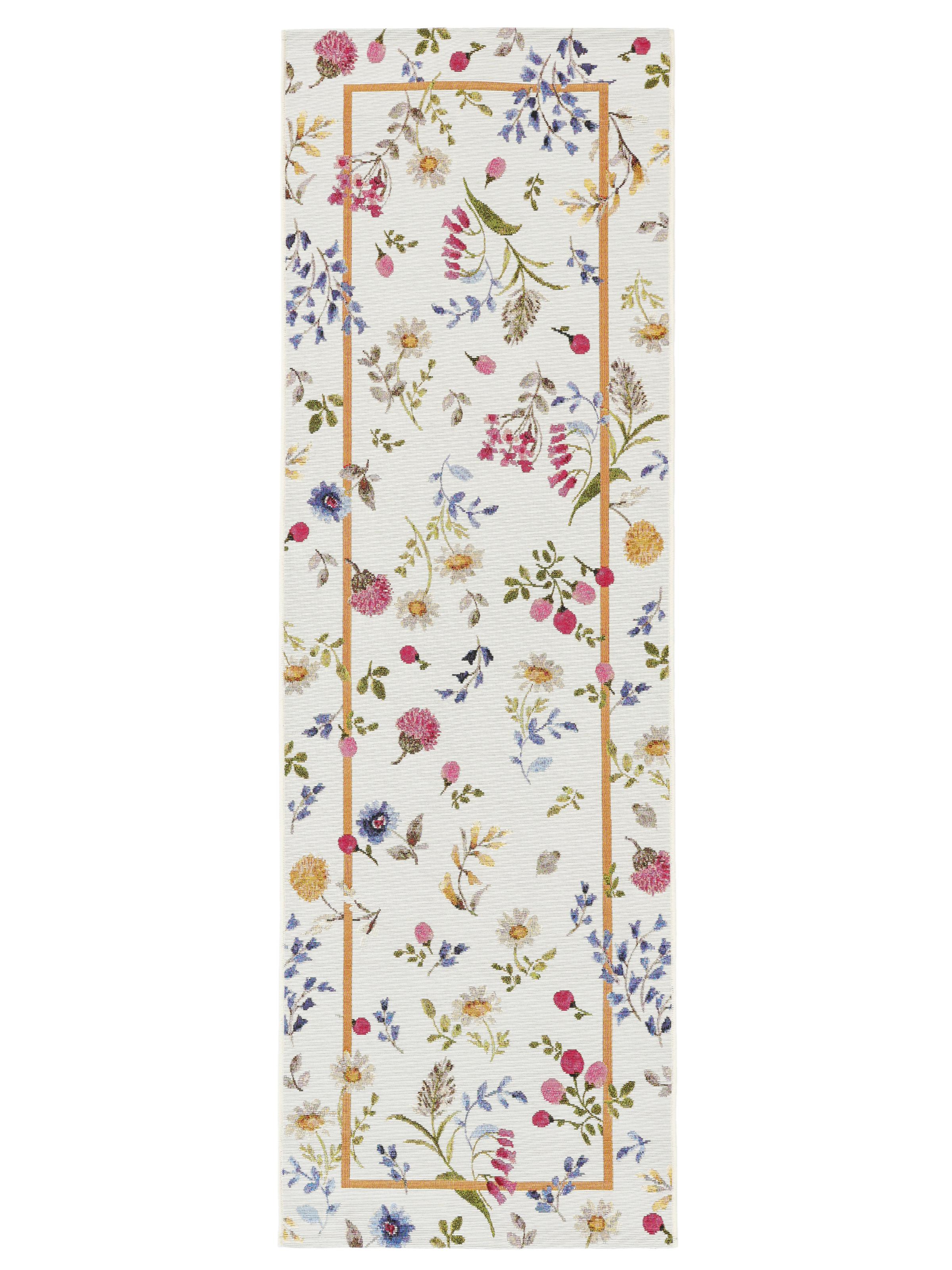 Rugvista essential - Flora - Multicolor, Runner 80 x 250 cm Rug - Rugvista