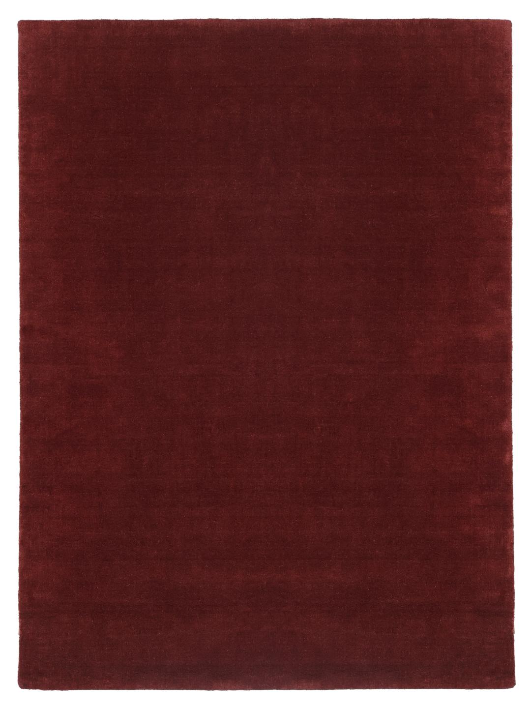 Rugvista premium - Handloom Velvet - Dark Red 200 x 300 cm Wool Rug ...