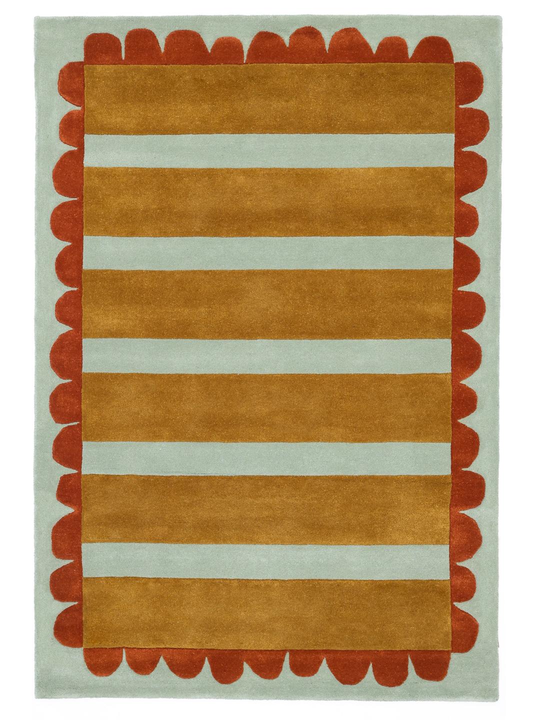 Rugvista premium - Liora - Green / Multicolor 200 x 300 cm Wool Rug ...