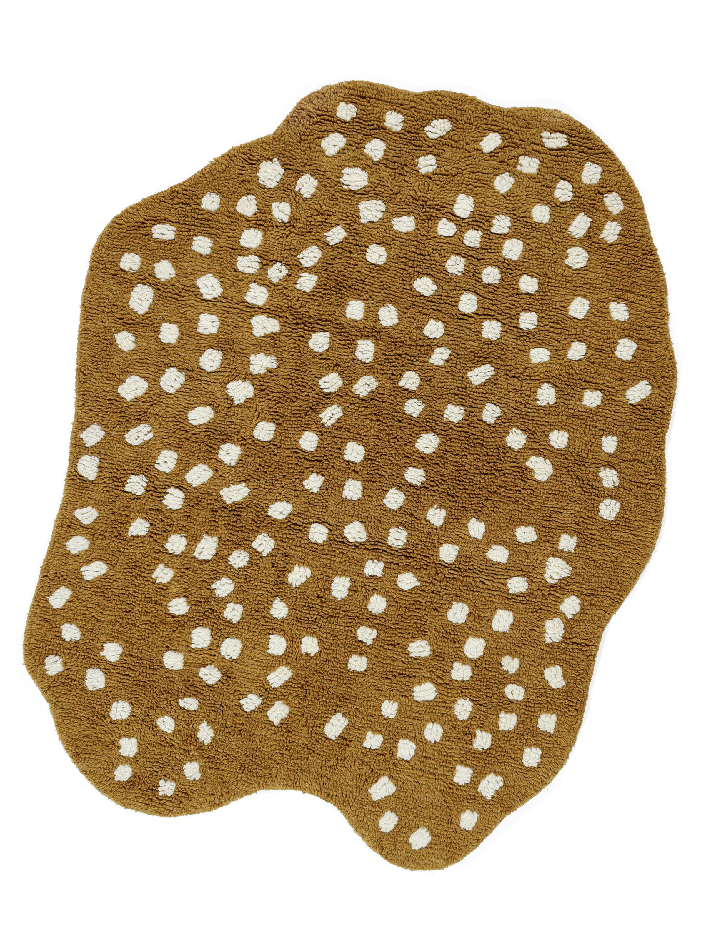 Rugvista premium - Paz - Mustard Yellow / White 160 x 200 cm Wool Rug ...