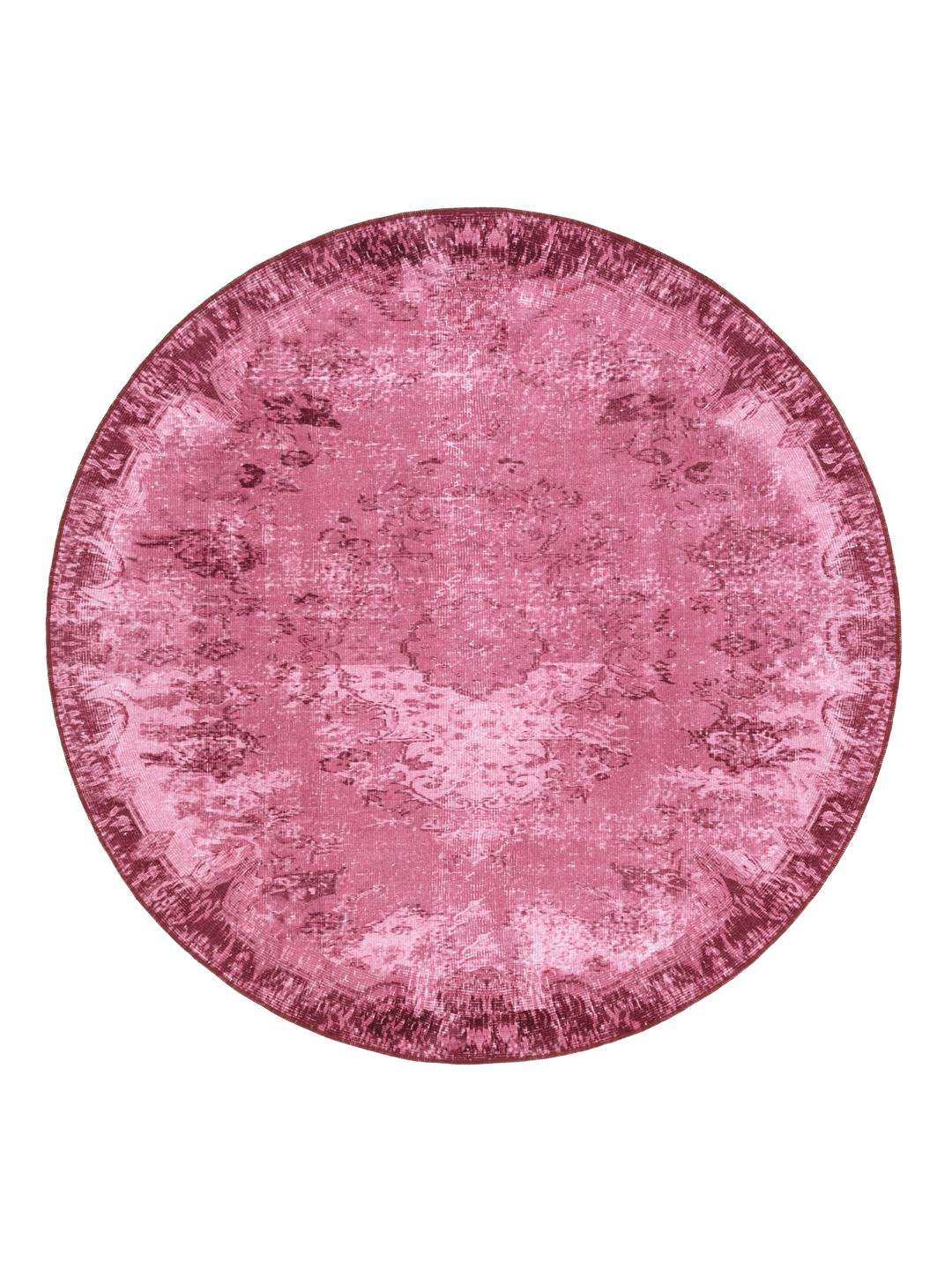 Rugvista essential - Scarlett - Pink, Round Rug - Rugvista