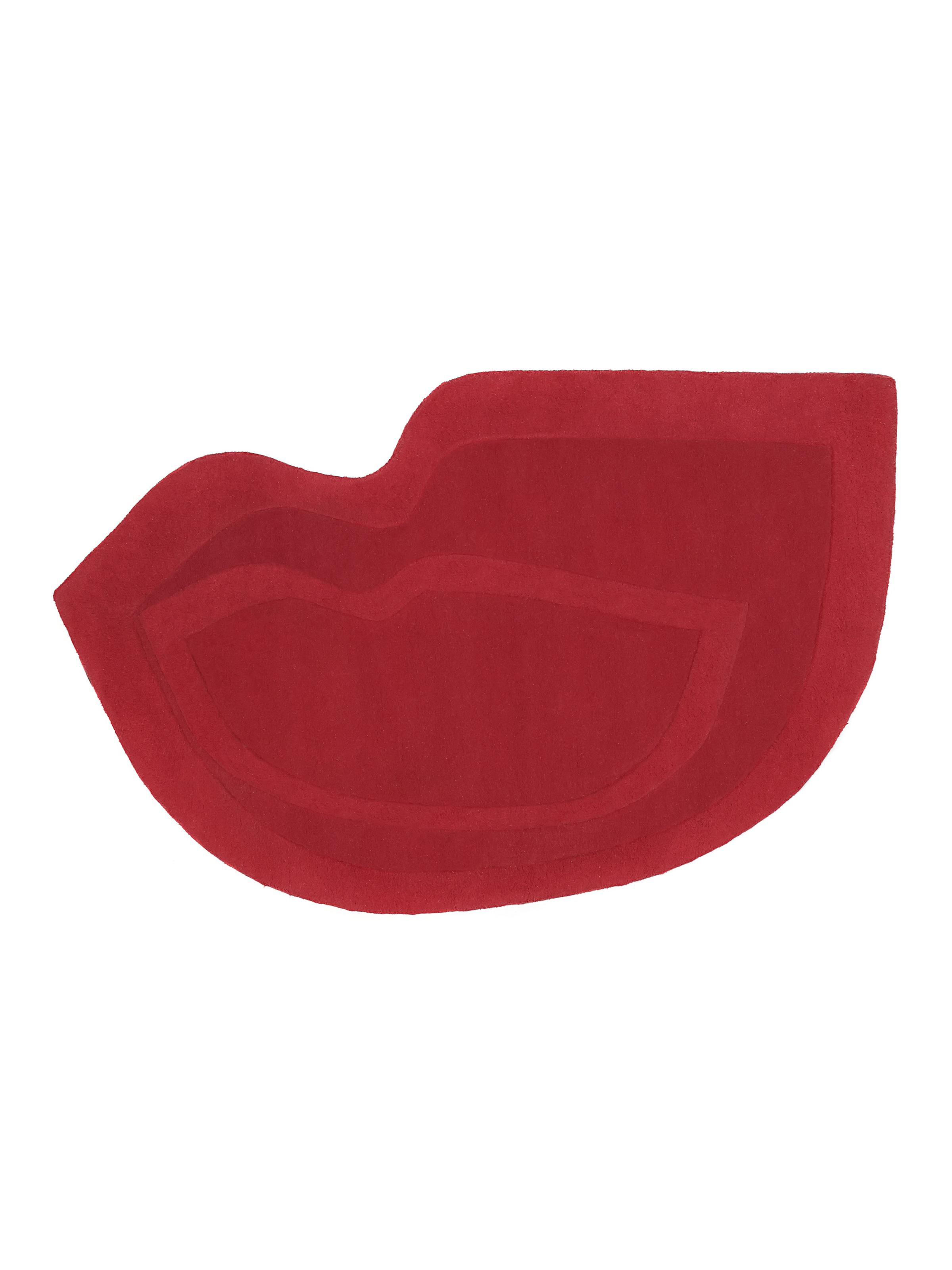 Rugvista premium - Lips - Red 100 x 160 cm Wool Rug - Rugvista