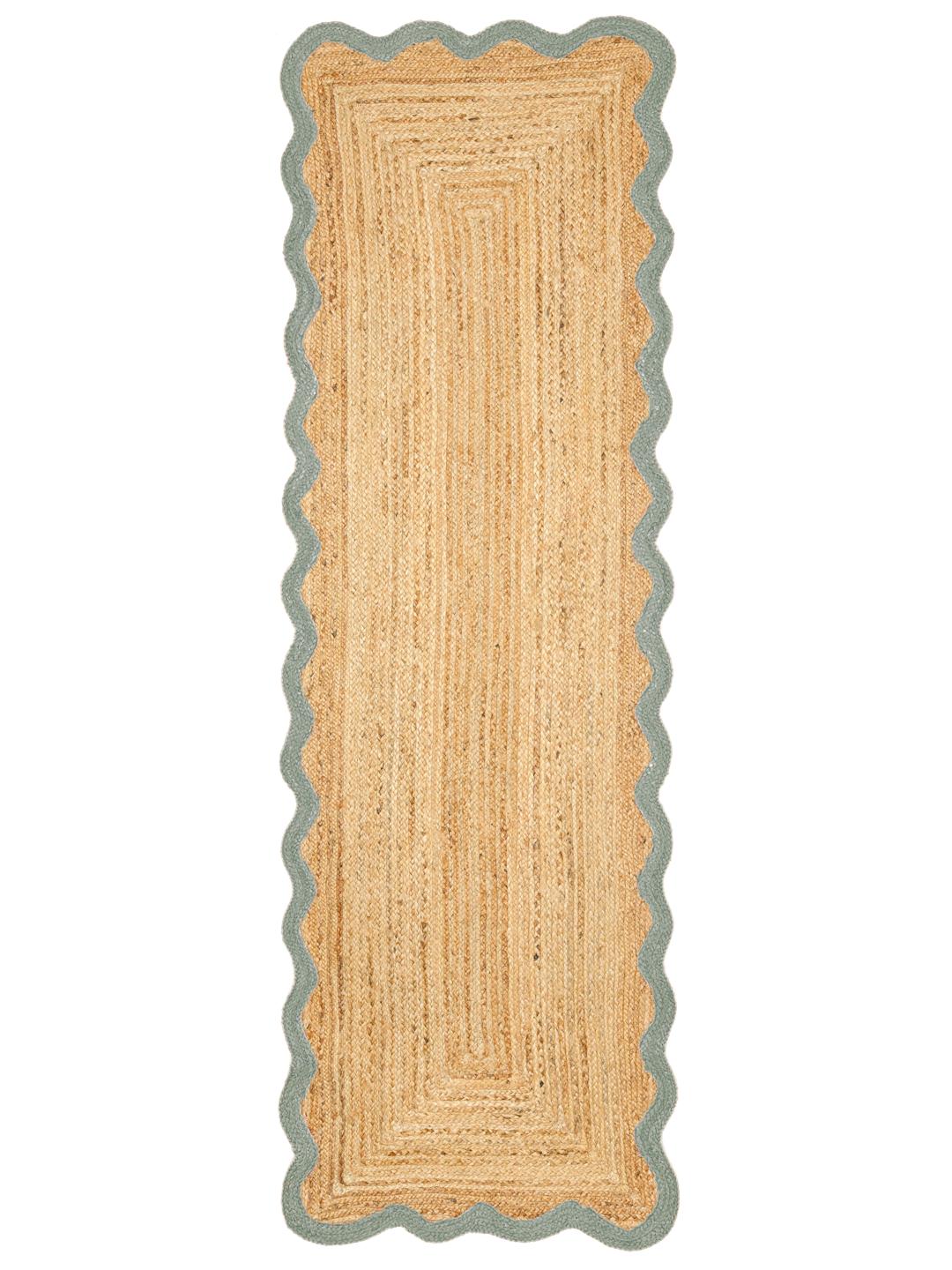 Rugvista core - Sway - Green, Runner 80 x 250 cm Jute Rug - Rugvista